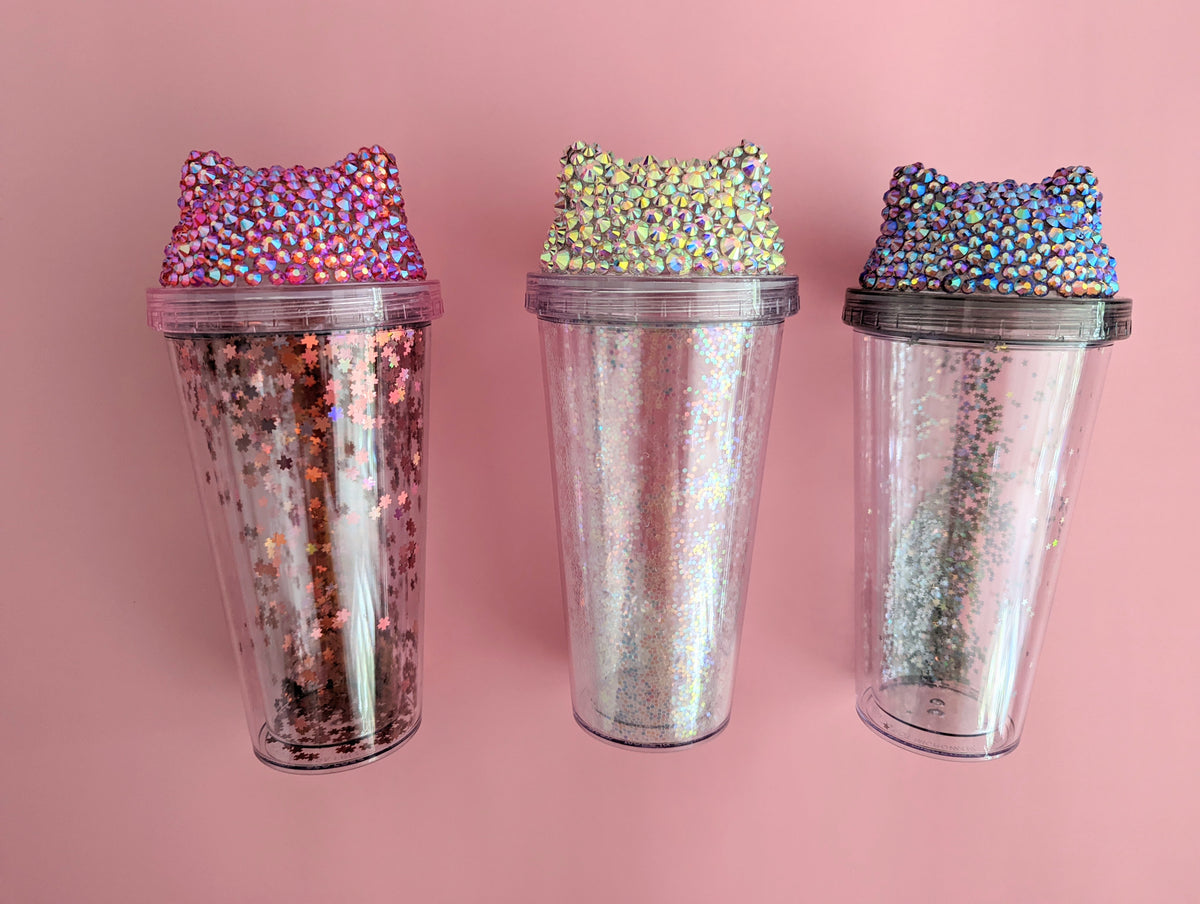 Crystal Cat Tumblers – A Sprinkle Of Stardust