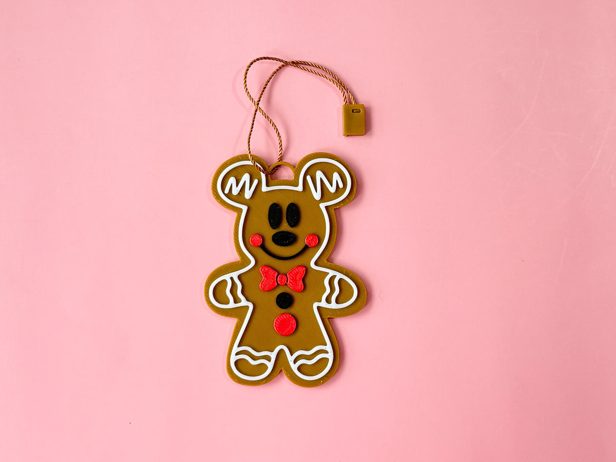 Gingerbread Mouse Tree Decoration – A Sprinkle Of Stardust