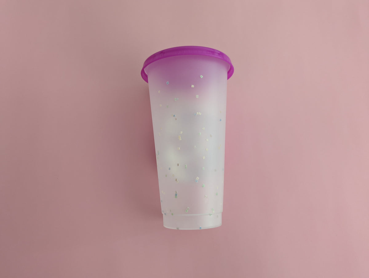 Mermaid Colour Changing Confetti Cold Cup – A Sprinkle Of Stardust